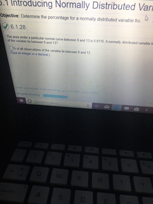 Solved 5.1 Introducing Normally Distributed Vari Objective: | Chegg.com