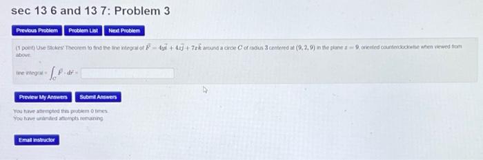 Solved Sec 13 6 And 13 7 Problem 3 Previous Problem Problem