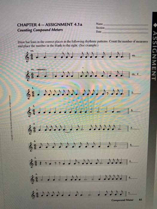 Solved CHAPTER 4-ASSIGNMENT 4.1a Counting Compound Meters | Chegg.com