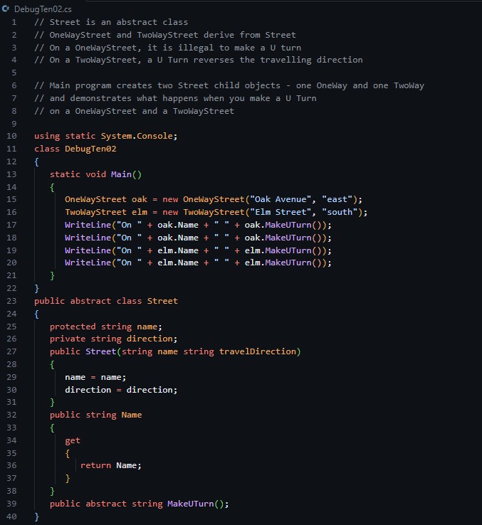 Solved I need to debug this exercise in C# Please. I ran my | Chegg.com