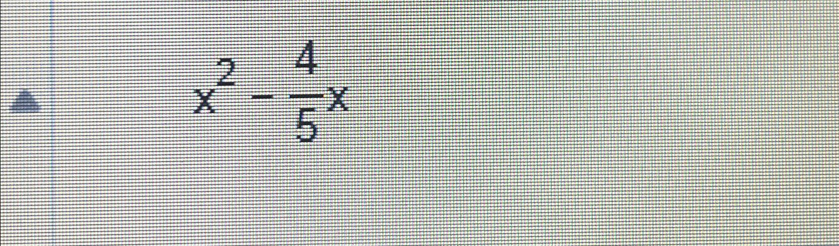 Solved x2-45x | Chegg.com
