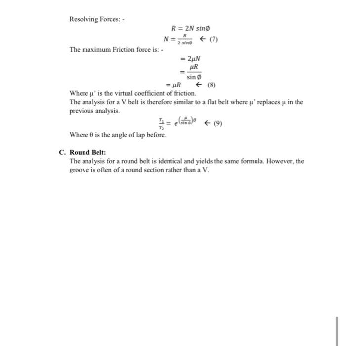 Solved LAB−1 BELT FRICTION APPARATUS 29SEP2022OBJECTIVE: The | Chegg.com