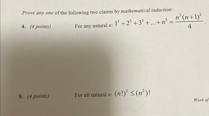 Solved Foundation of Higher Mathematics - ProofsAnswer #4 | Chegg.com