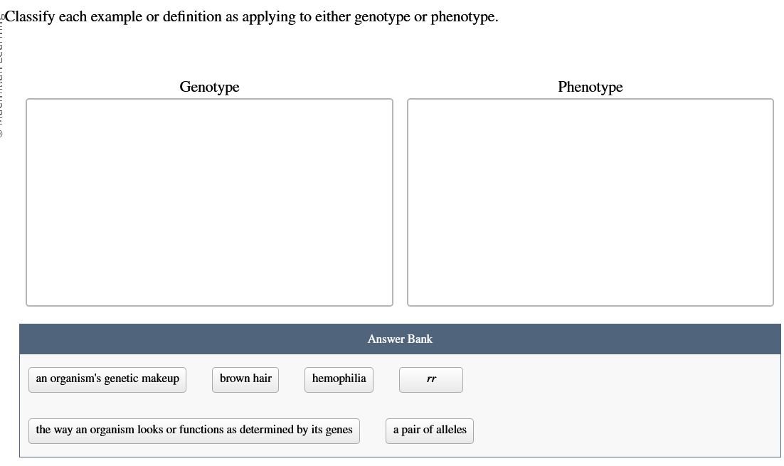 Solved Classify each example or definition as applying to | Chegg.com