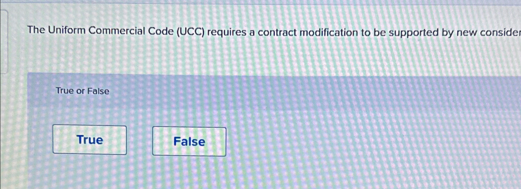 Solved The Uniform Commercial Code (UCC) requires a | Chegg.com Solved The Uniform Commercial Code (UCC) requires a | Chegg.com