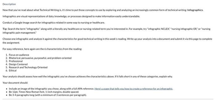 Solved Now that you've read about what Technical Writing is, | Chegg.com