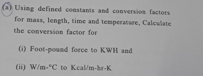 Solved (a) ﻿Using defined constants and conversion factors | Chegg.com