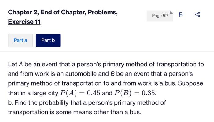 Solved Chapter 2, End of Chapter, Problems, Exercise 11 Let | Chegg.com