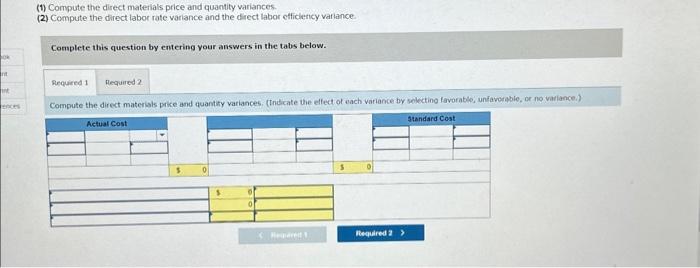 Solved Exercise 8-11 (Algo) Direct materials and direct | Chegg.com