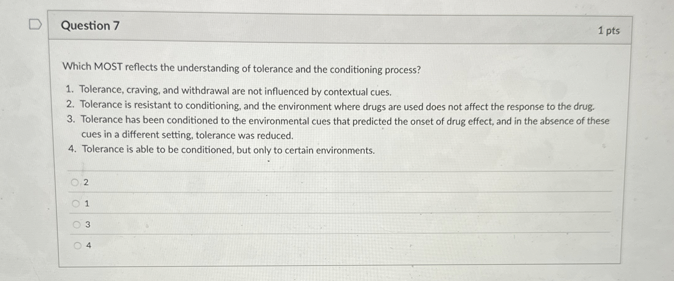Solved Question 71 ﻿ptsWhich MOST reflects the understanding | Chegg.com