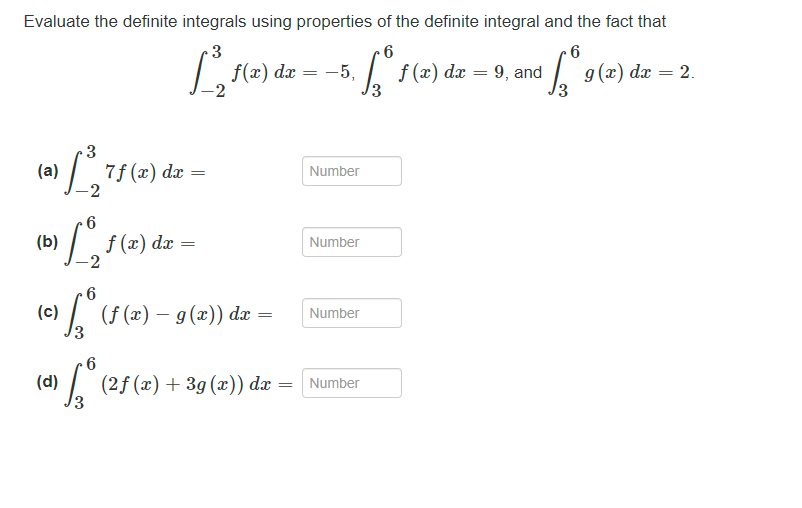 Solved Evaluate the definite integrals using properties of | Chegg.com