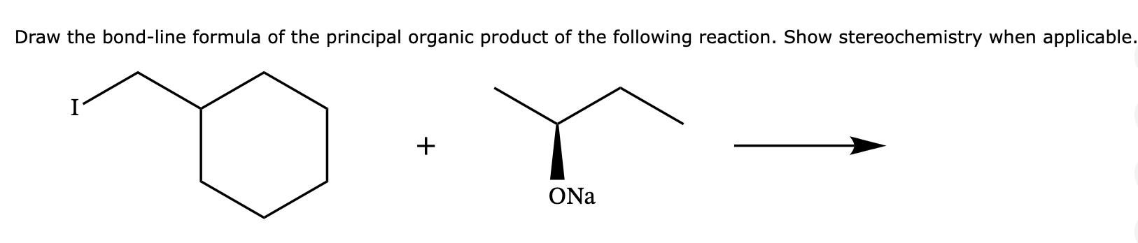 Solved Draw the bond-line formula of the principal organic | Chegg.com