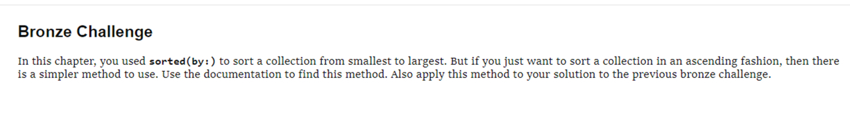 Solved in swif code please heres the previous bronze | Chegg.com