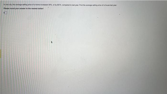 Solved In che eily, the avorage selting price of a foeme | Chegg.com