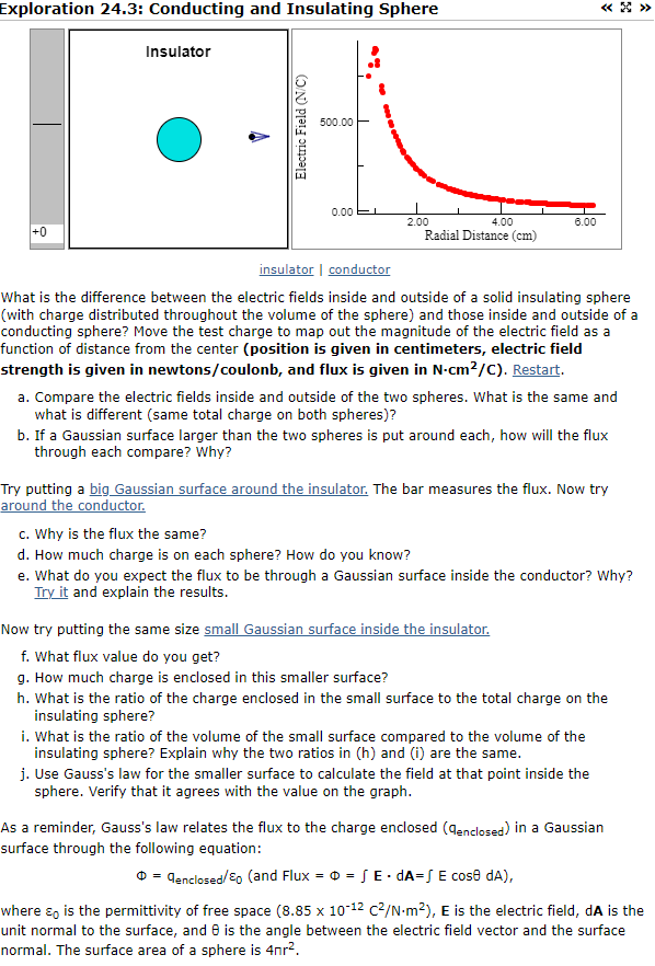 Solved Exploration 24.3: Conducting and Insulating | Chegg.com