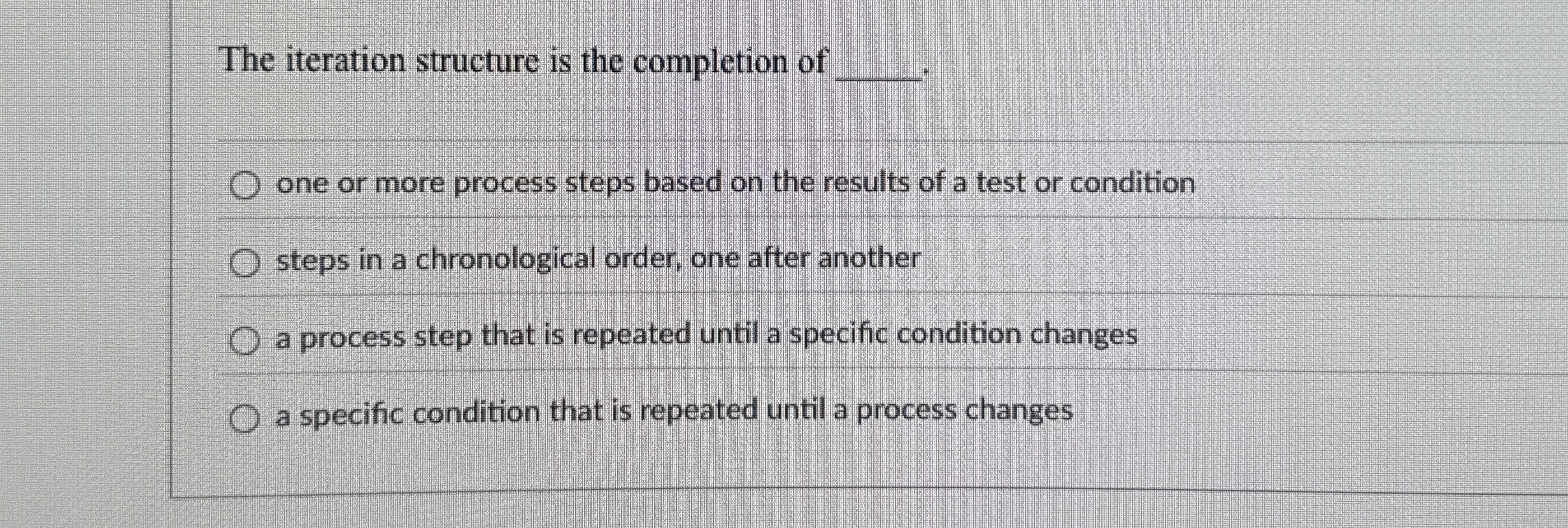 Solved steps in a chronological order, one after anothera | Chegg.com