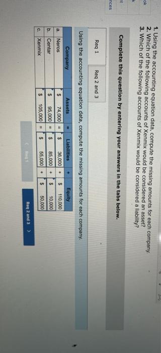 Tableau DA 1-2: Exercise, Applying the accounting | Chegg.com