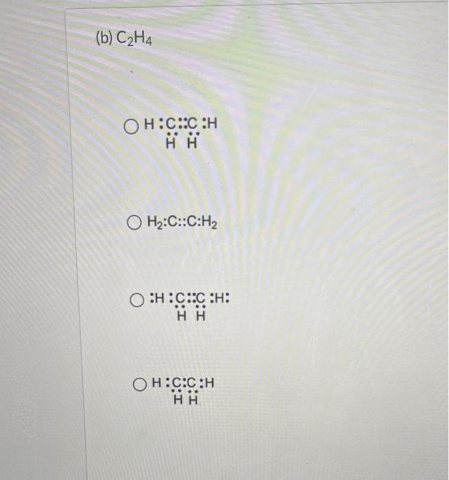 Solved Select The Correct Lewis Structure For Each Of The