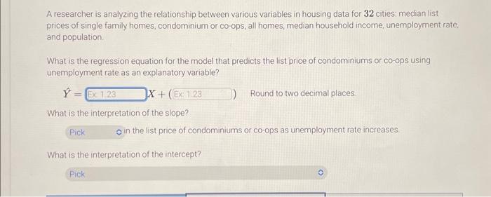 Solved A researcher is analyzing the relationship between | Chegg.com
