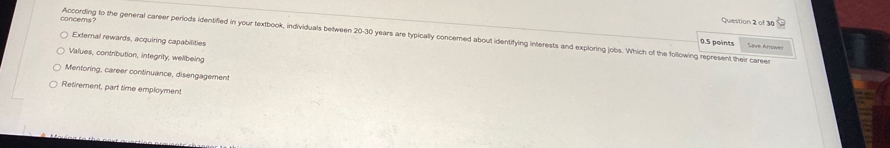 Solved concerns?External rewards, acquiring capabilities0.5 | Chegg.com