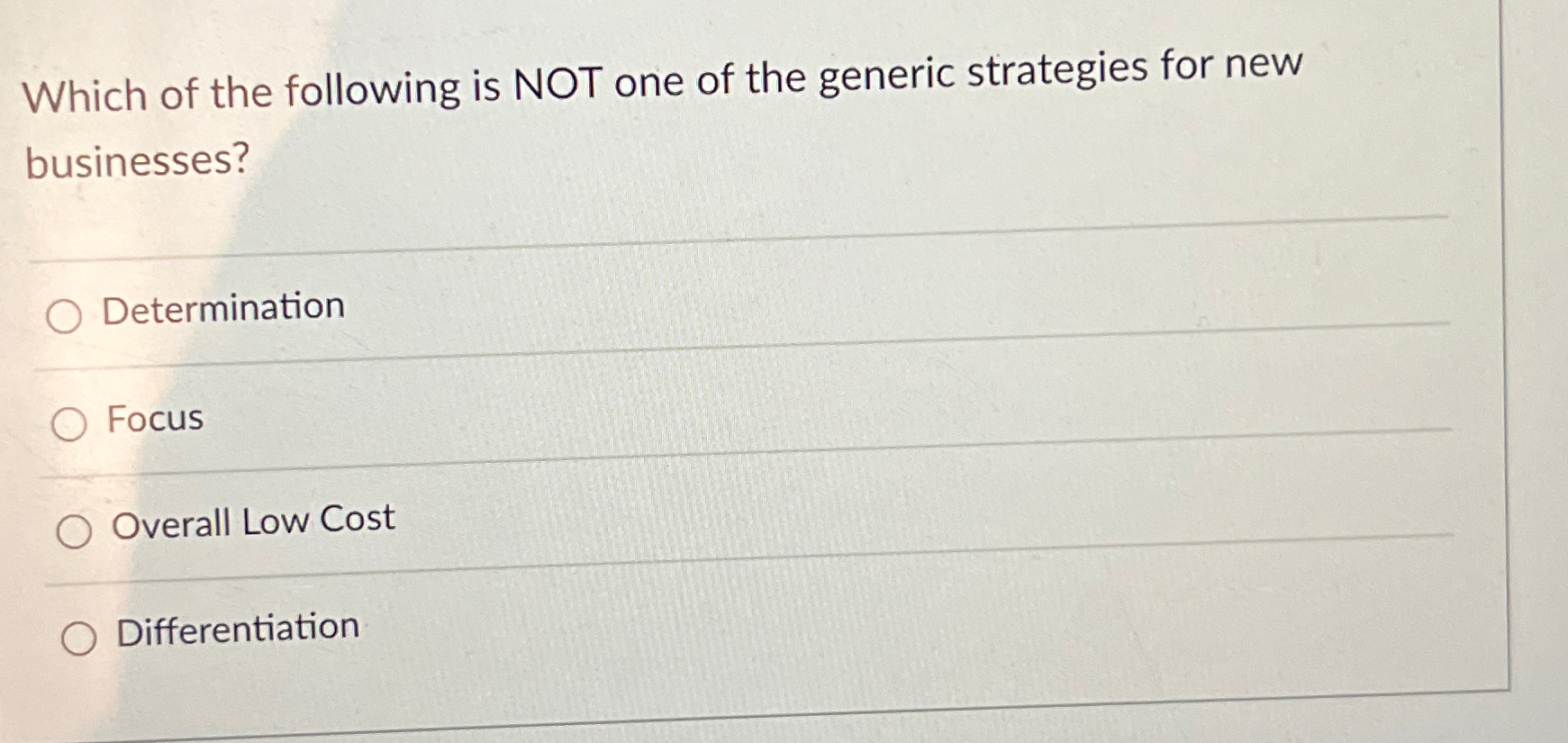 Solved Which of the following is NOT one of the generic | Chegg.com