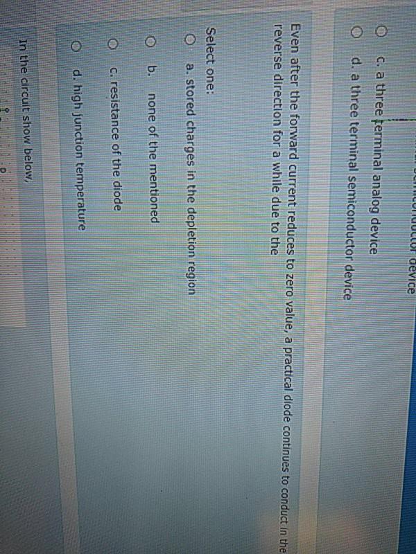 Solved Lr device c. a three terminal analog device d. a | Chegg.com