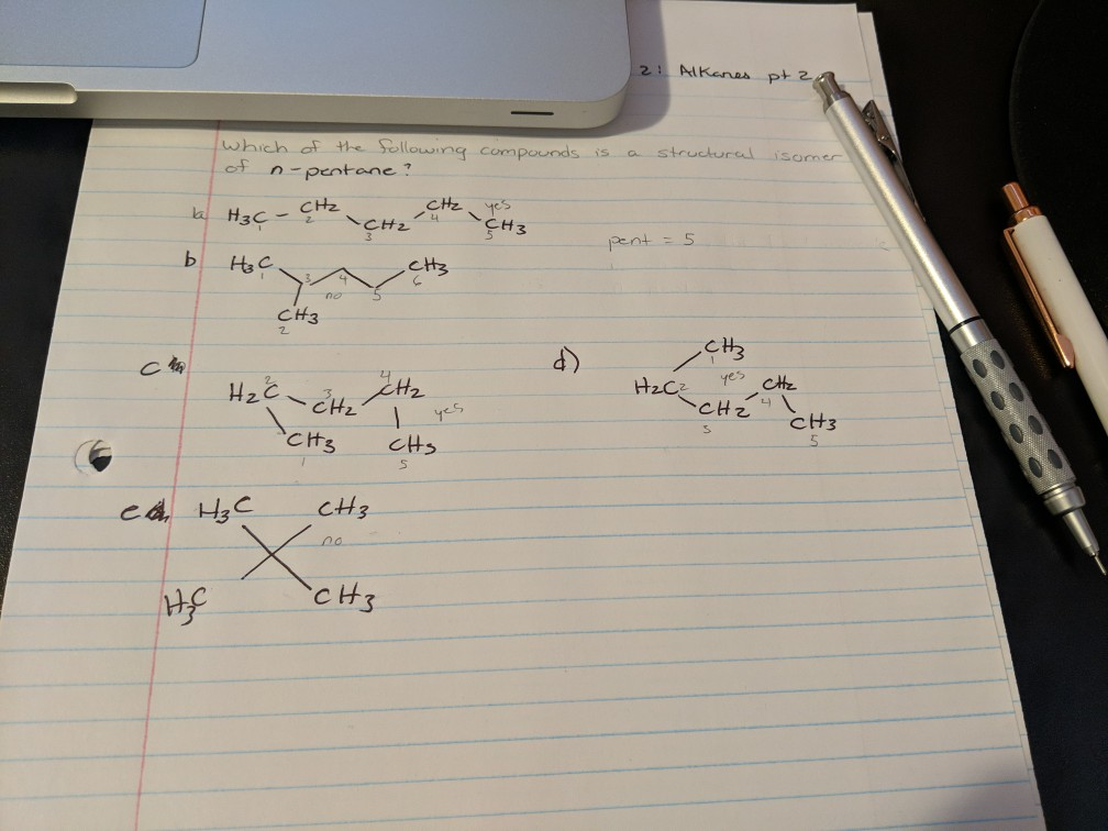 Solved I know n-pentane is a compound containing 5 carbon | Chegg.com