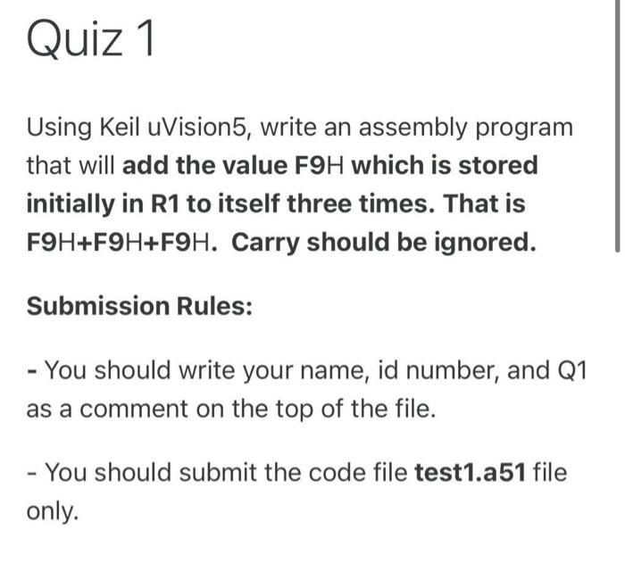 Solved Using Keil uVision5, write an assembly program that | Chegg.com Solved Using Keil uVision5, write an assembly program that | Chegg.com