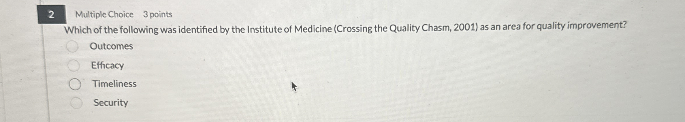 Solved 2Multiple Choice 3 ﻿pointsWhich of the following was | Chegg.com