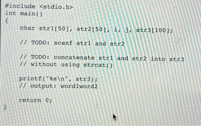 Solved its c programming, by following photo i have | Chegg.com