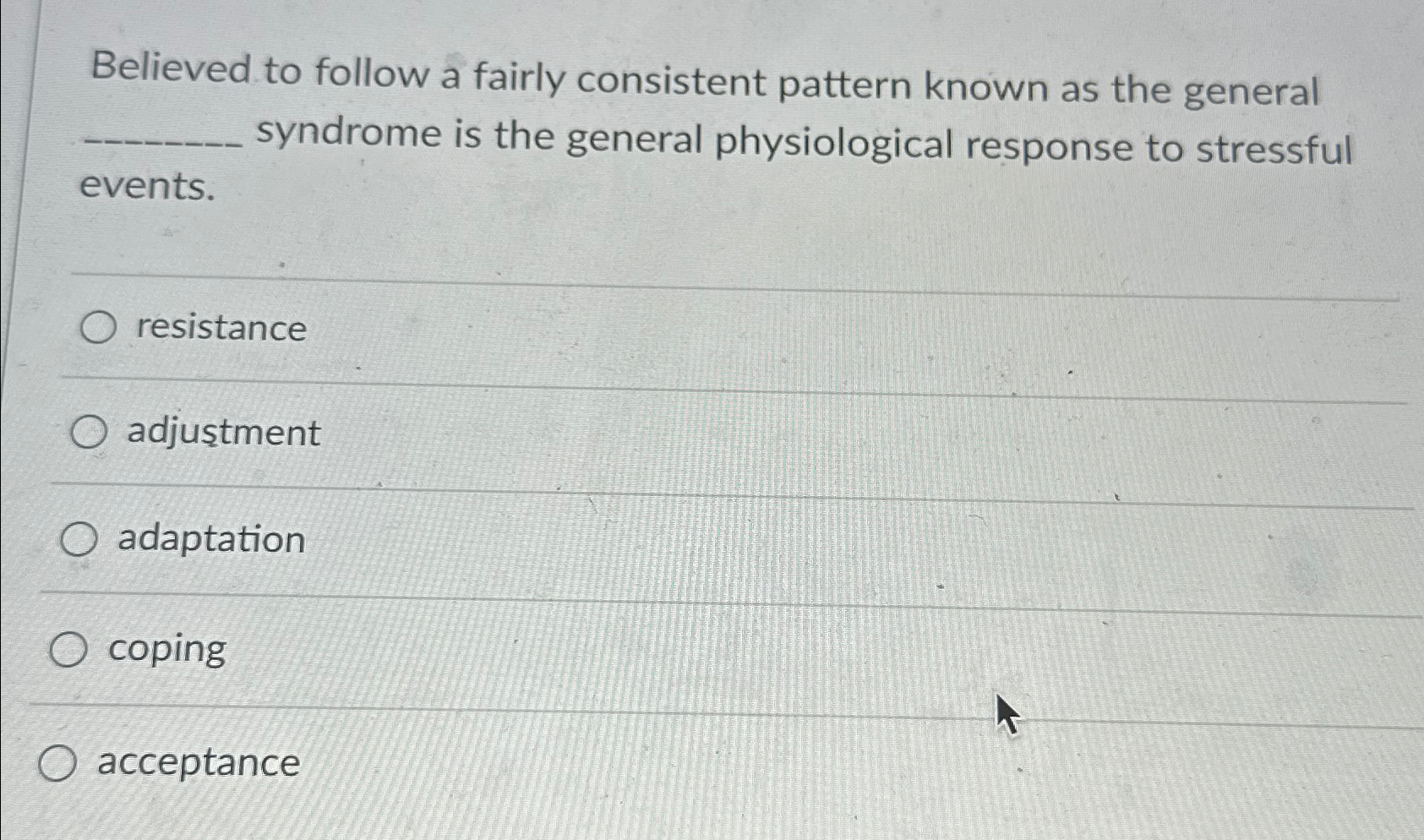 Solved Believed to follow a fairly consistent pattern known | Chegg.com
