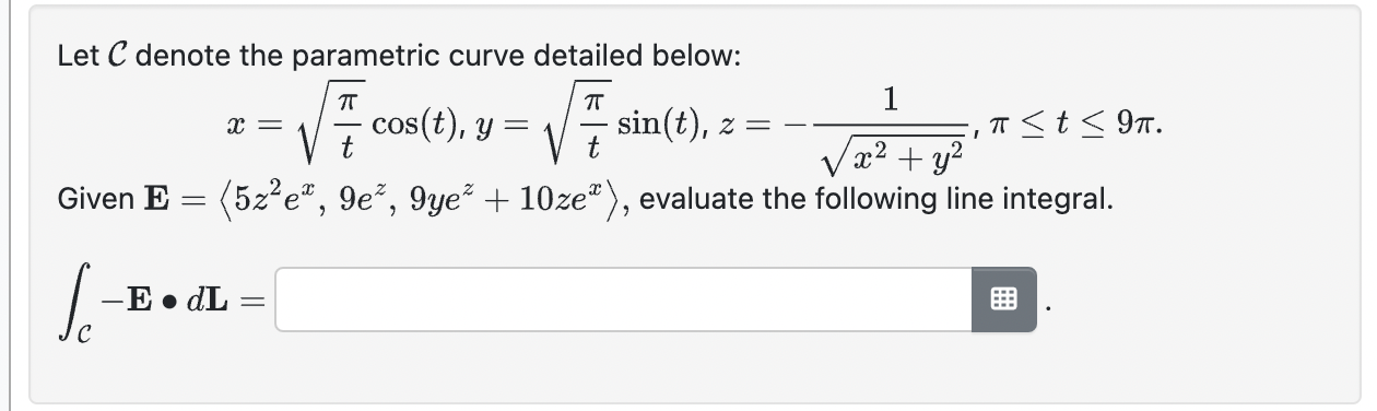 Solved Let C ﻿denote the parametric curve detailed | Chegg.com