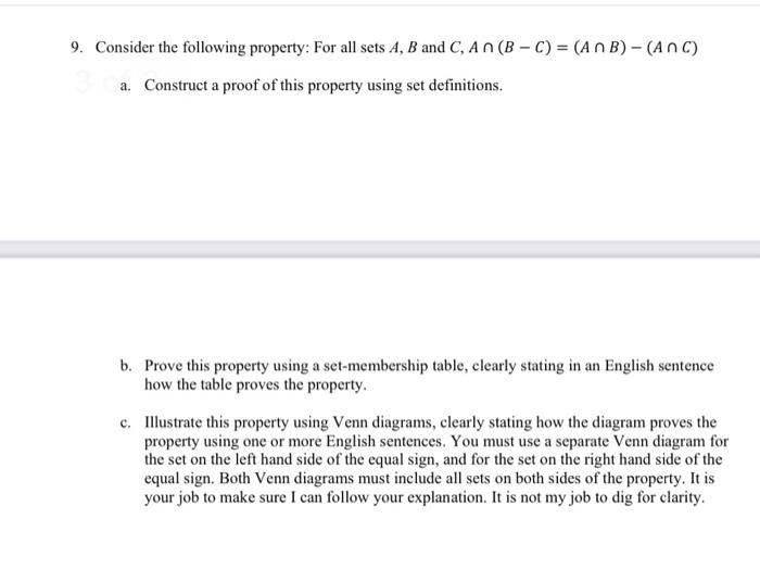 Solved please explain clearly with seperate venn diagram and | Chegg.com