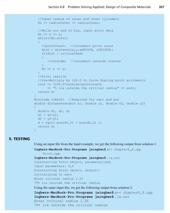 Section 6.8 Problem Solving Applied: Design of | Chegg.com