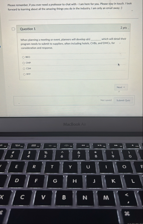 Solved Please remember, if you ever need a professor to chat | Chegg.com