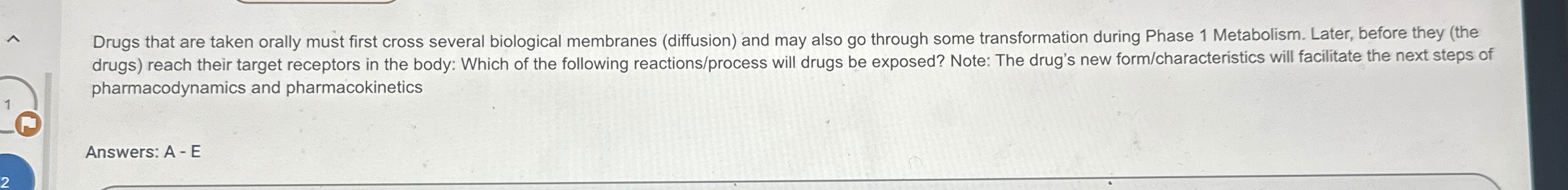 Solved Drugs that are taken orally must first cross several | Chegg.com