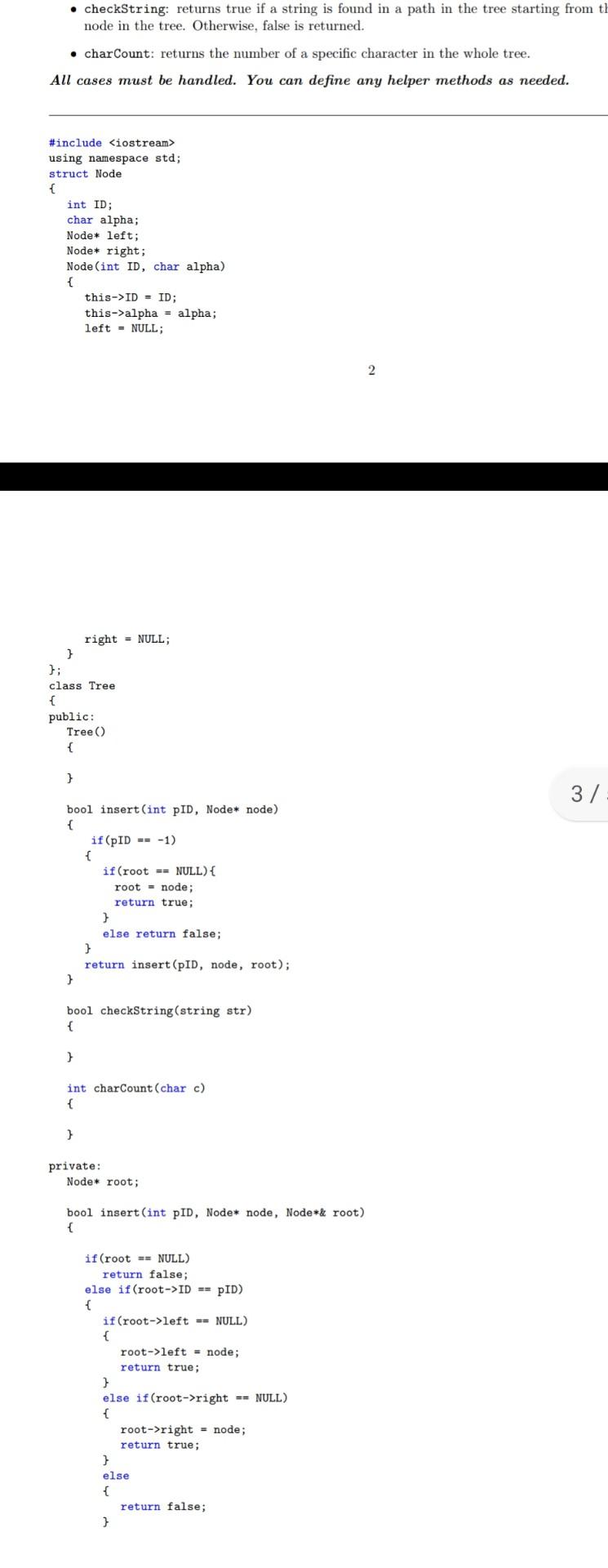 Solved 2 Binary Tree A binary tree is a data structure where | Chegg.com