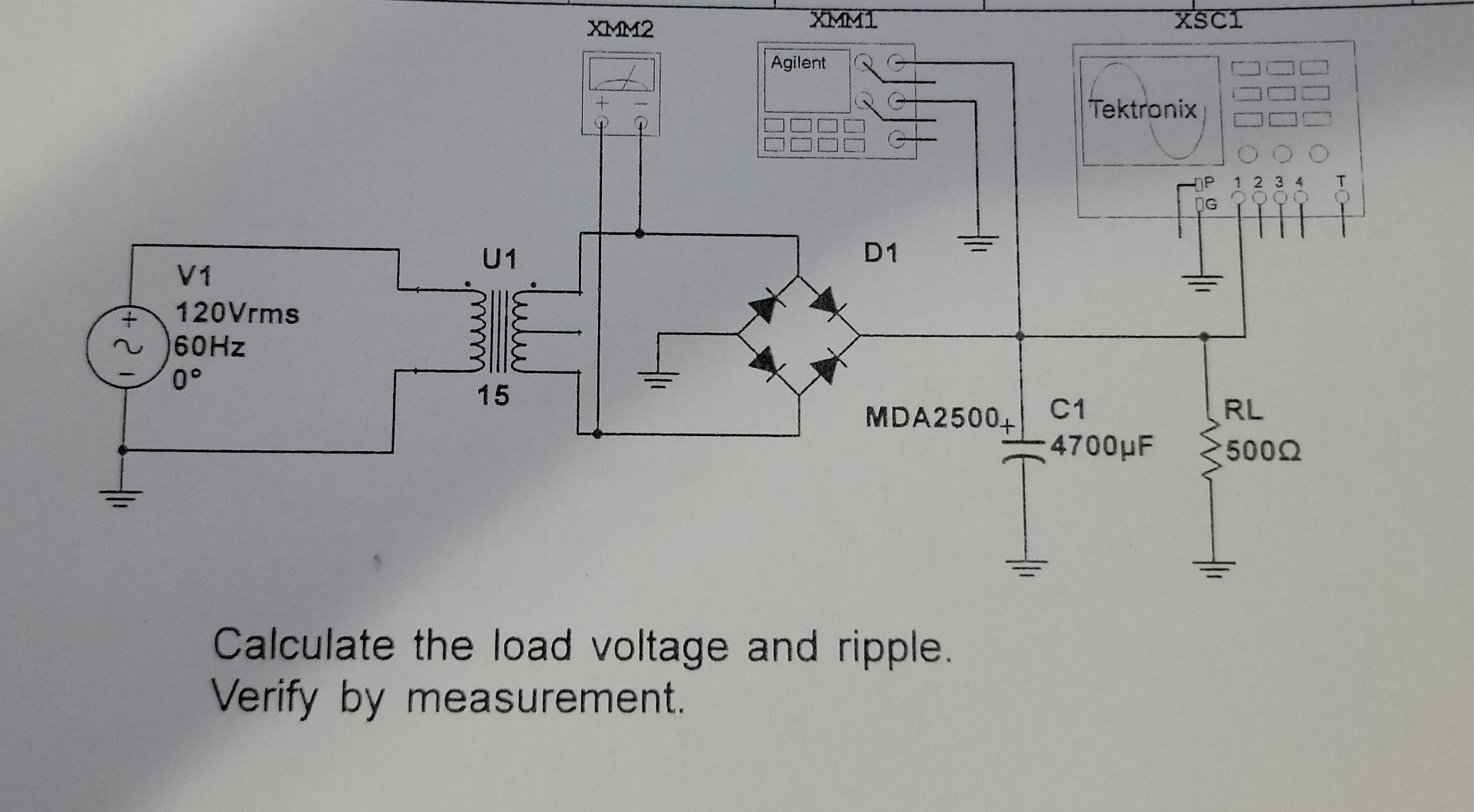 Solved XMM1 XMM2 xsC1 Agilent Tektronix IDO u 1 2 3 4 T ПР | Chegg.com
