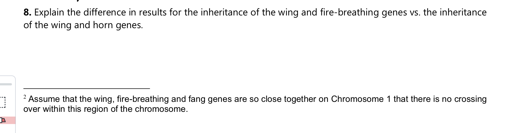 Solved Explain the difference in results for the inheritance | Chegg.com