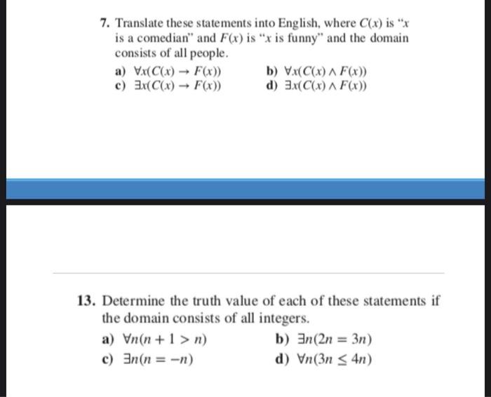 Solved 3. Let Q(x, y) denote the statement Solved 3. Let Q(x, y) denote the statement