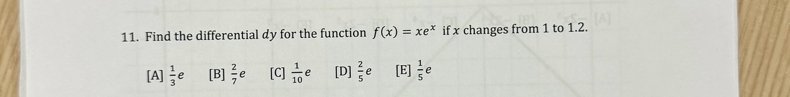 Solved Find the differential dy ﻿for the function f(x)=xex | Chegg.com