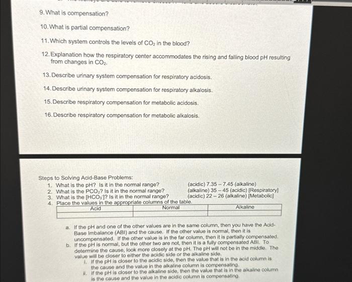 Solved 9. What is compensation? 10. What is partial | Chegg.com
