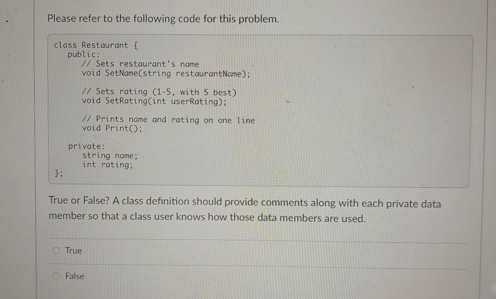 Solved Please refer to the following code for this | Chegg.com