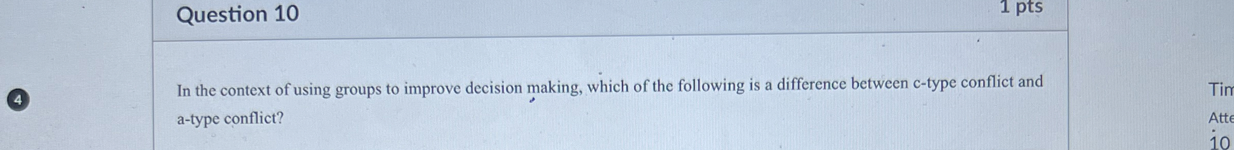 Solved Question 101 ﻿ptsIn the context of using groups to | Chegg.com