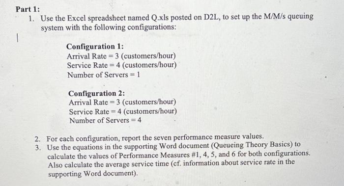 M/M/s queuing computations Assumes Poisson process | Chegg.com