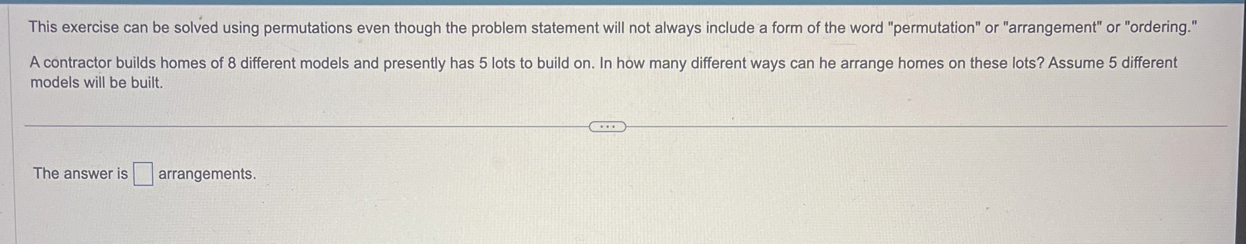Solved This exercise can be solved using permutations even | Chegg.com