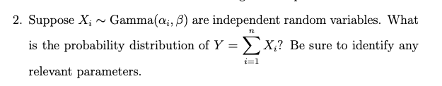 NO CHAT GPT Suppose xi∼Γ(αi,β) ﻿are independent | Chegg.com