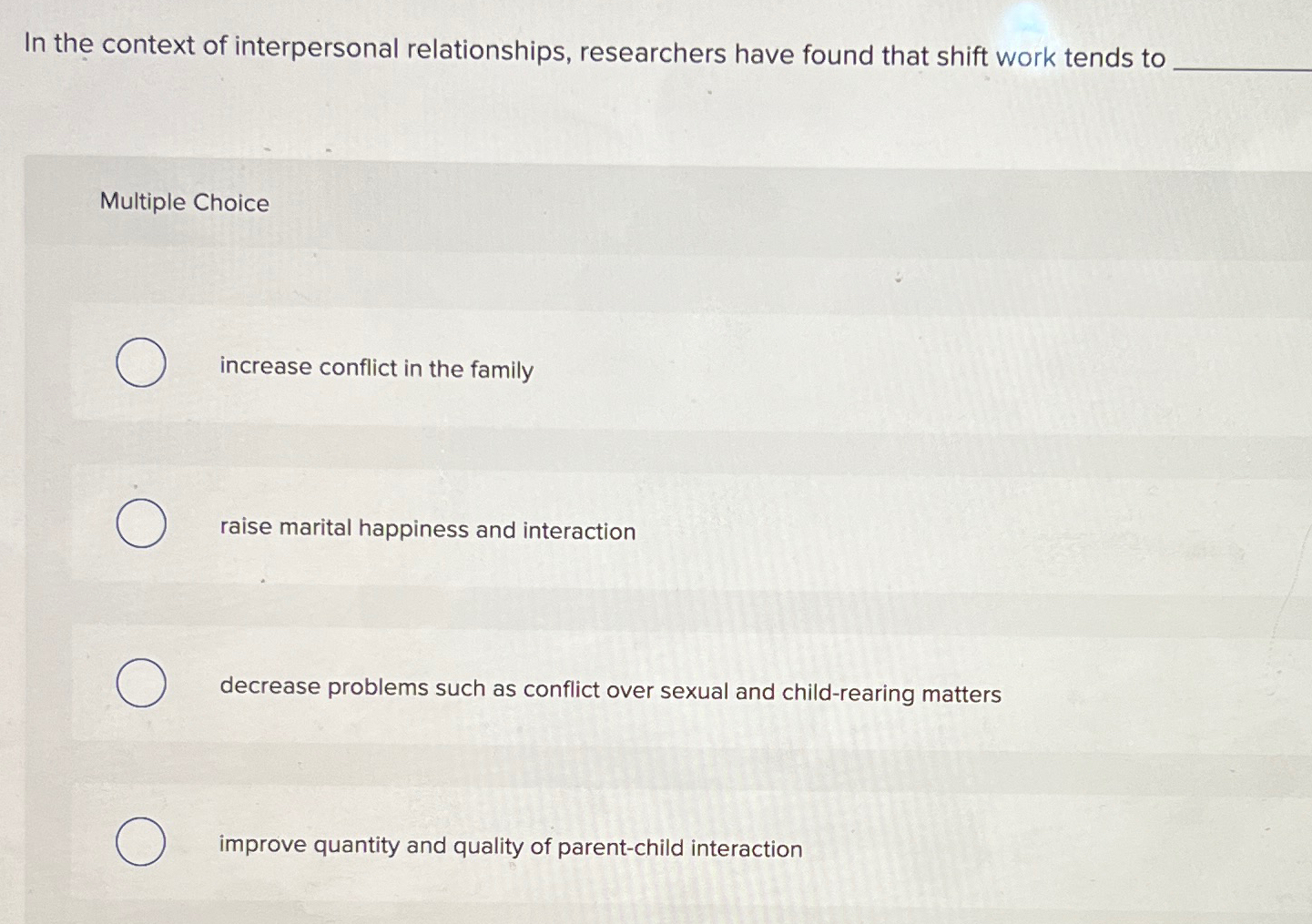 Solved In the context of interpersonal relationships, | Chegg.com