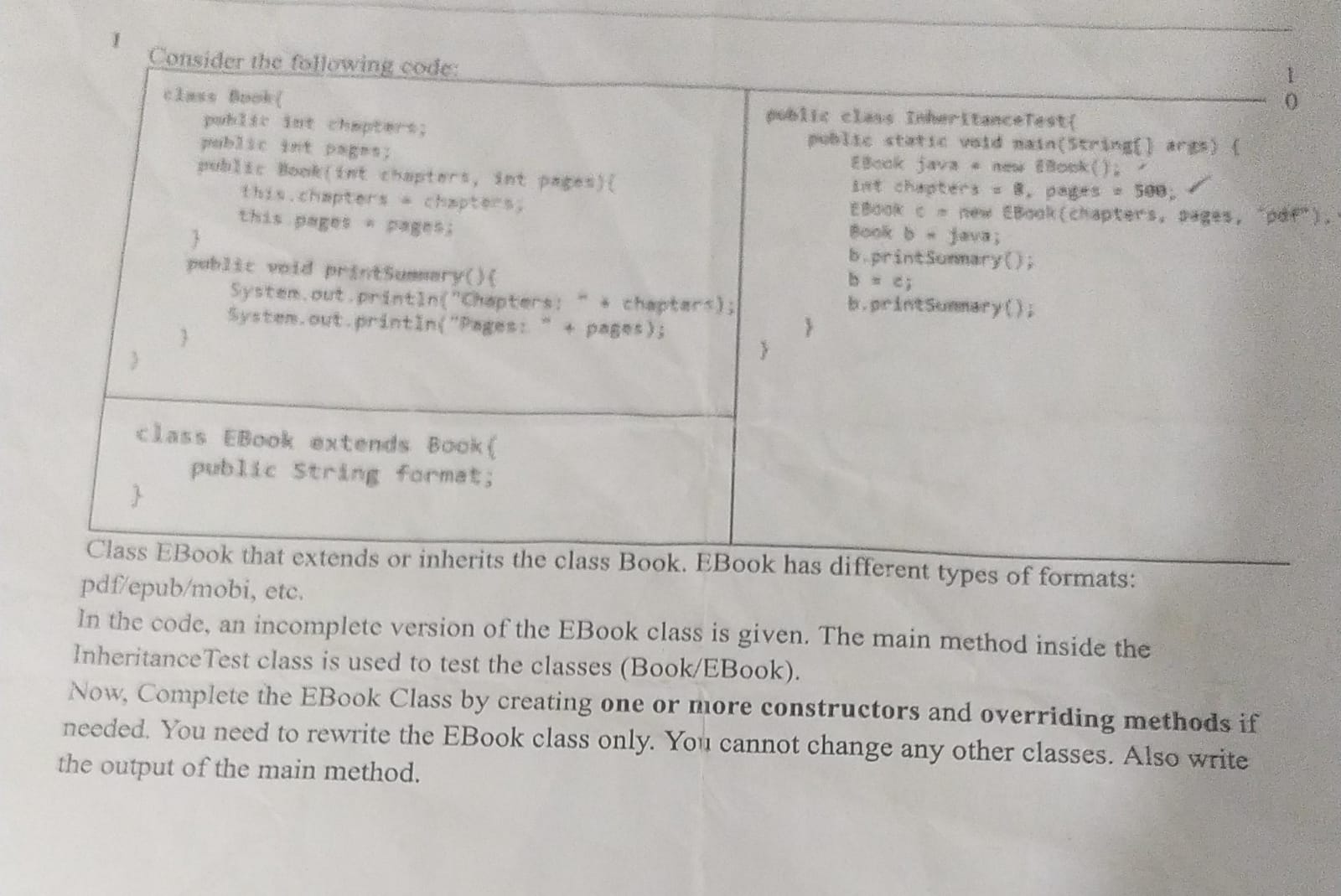 Solved Consider the following codes:pdf/epub/mobi, ﻿etc.In | Chegg.com