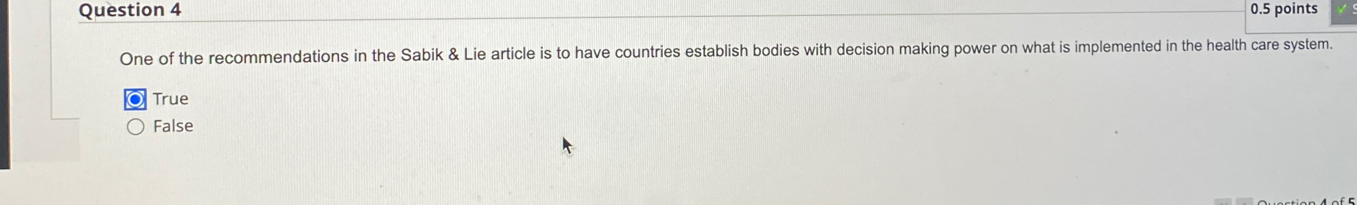 Solved Question 40.5 ﻿pointsOne of the recommendations in | Chegg.com
